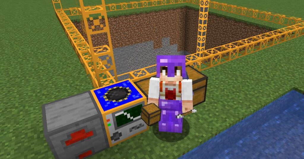 【QuarryPlus】改良型露天採掘機(クァーリー)の作り方と使い方【Additional Enchanted Miner】 | Minecraft｜オレGAME.com